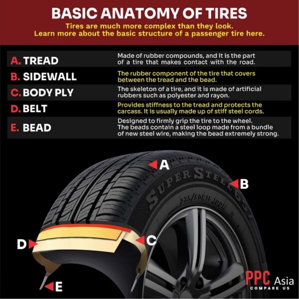 Basic Anatomy of Tires - PPC Asia Corporation